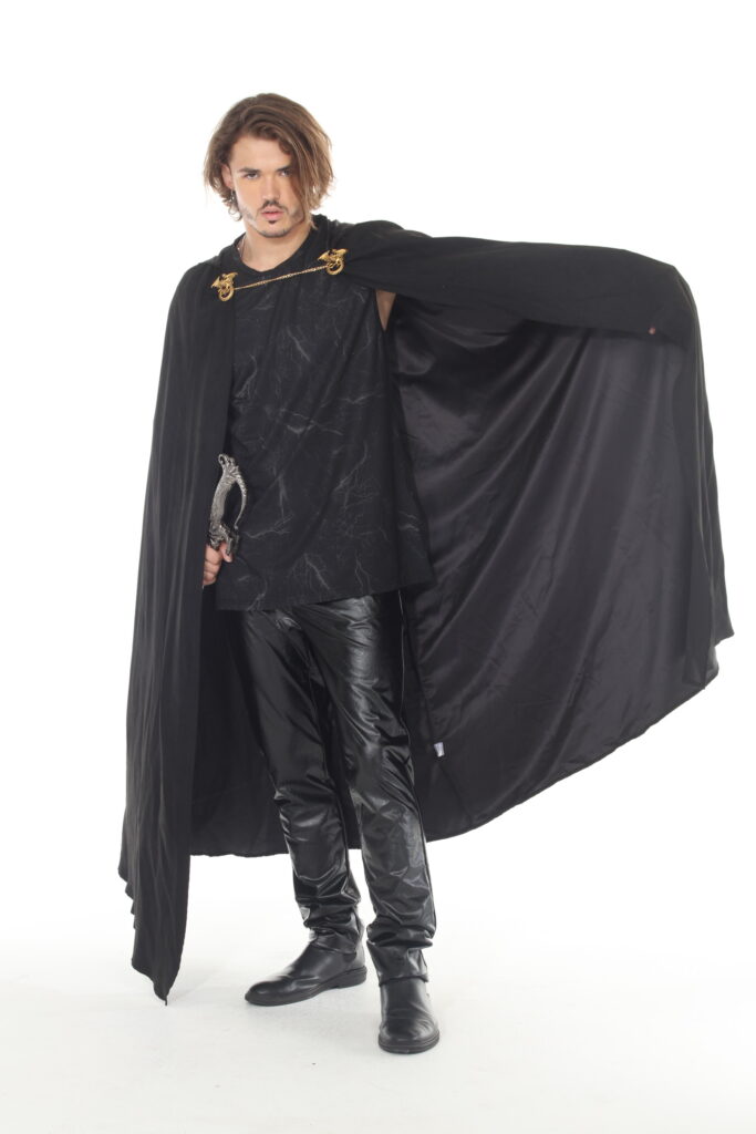 Black Medieval Cape – The Life of the Party