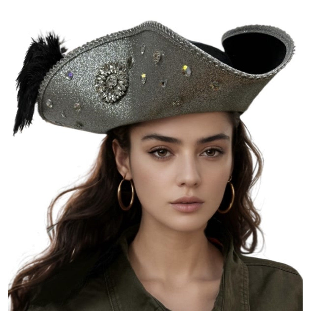 Deluxe Bling Pirate Tricorn Hat – The Life of the Party
