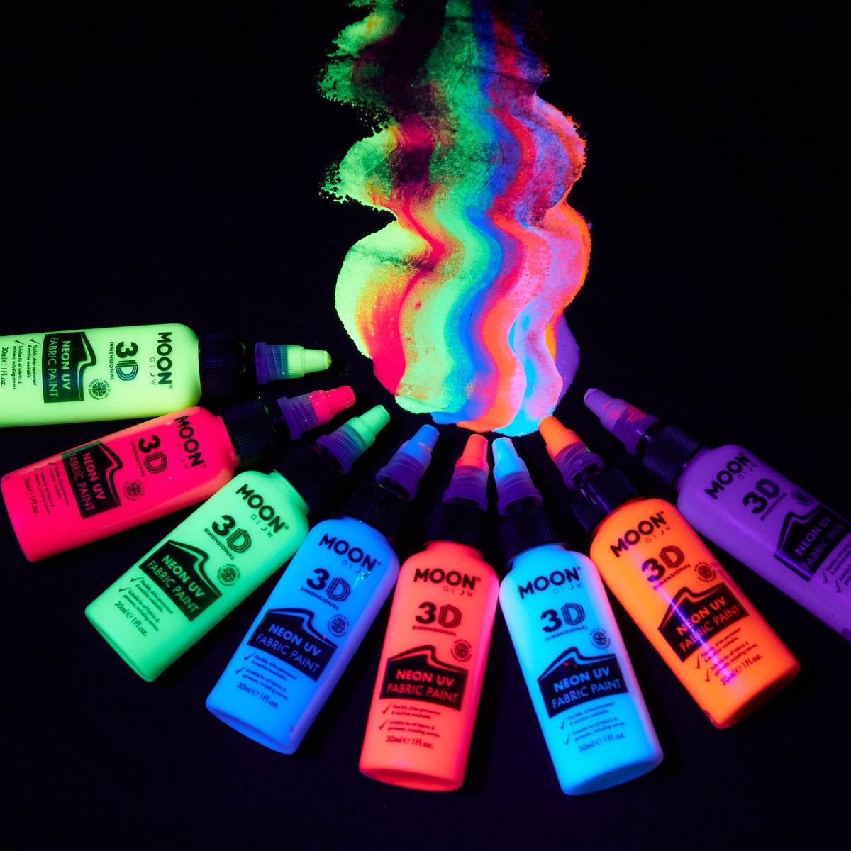 UV Reactive Fabric Paint – The Life of the Party