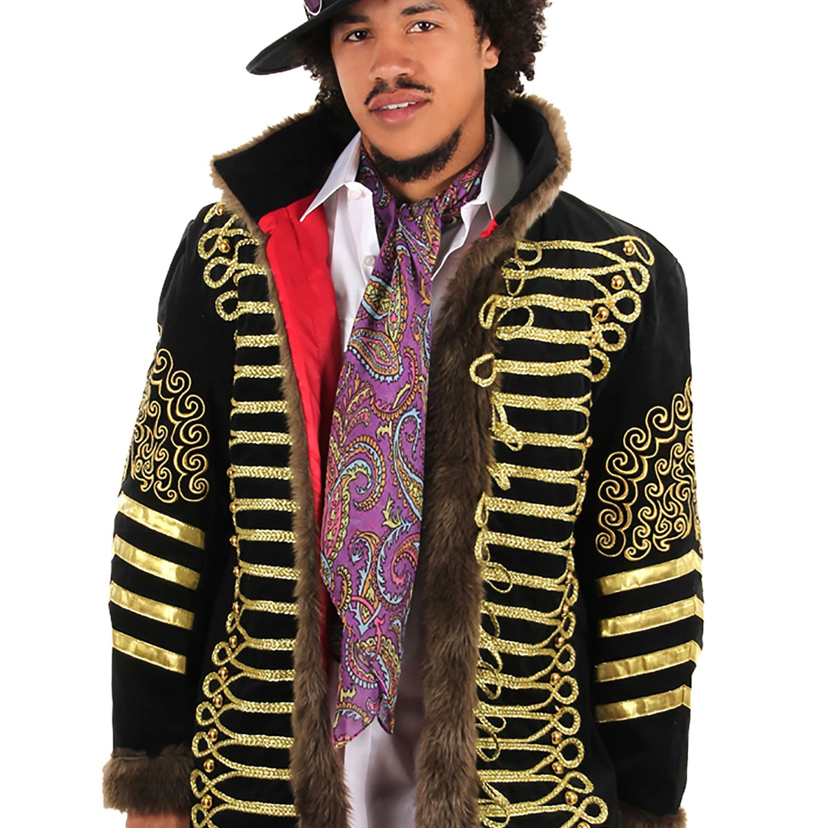 Men's Jimi Hendrix Deluxe Jacket Costume – The Life of the Party