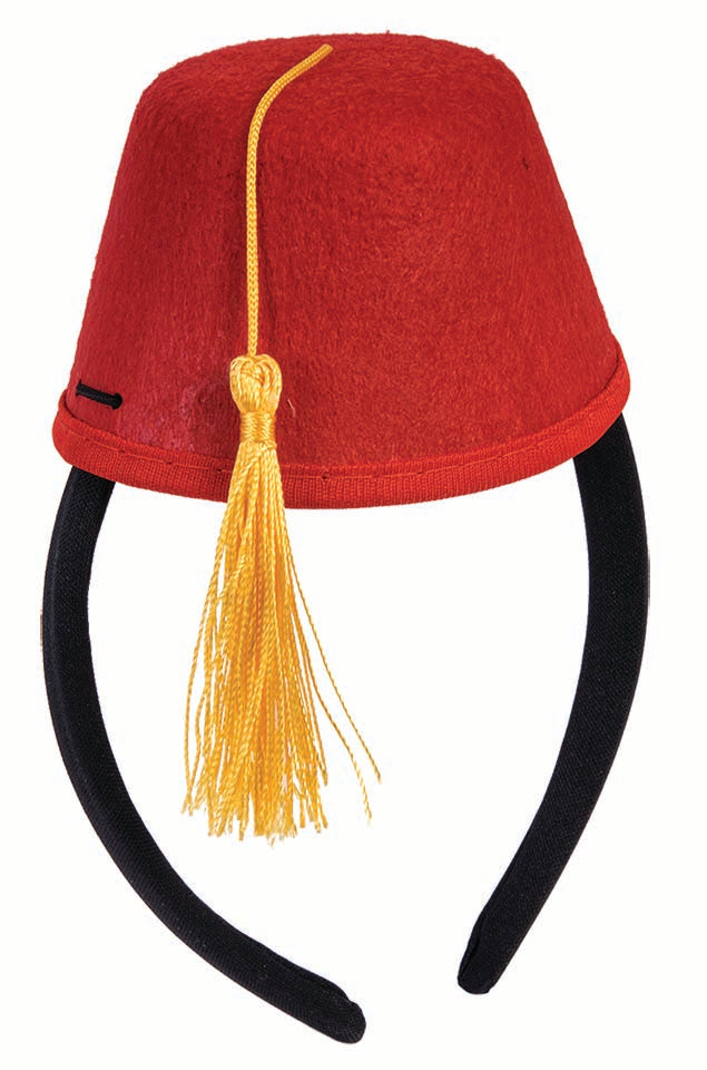 Mini Red Felt Fez Headband – The Life of the Party