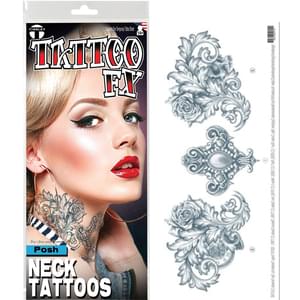 Posh Neck Temporary Tattoo – The Life of the Party
