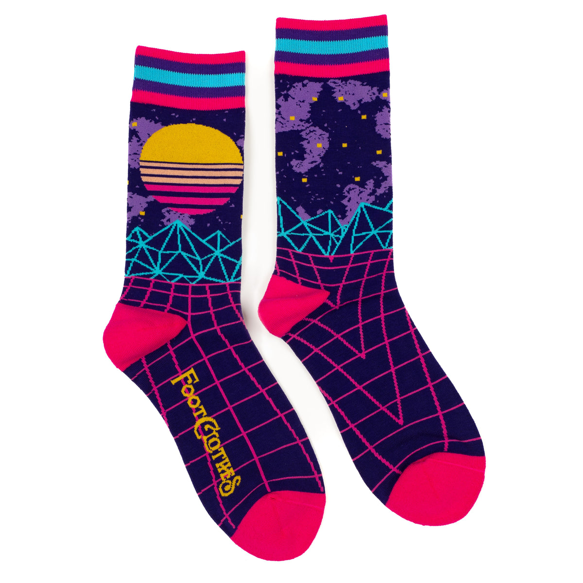 Vaporwave Crew Socks – The Life of the Party